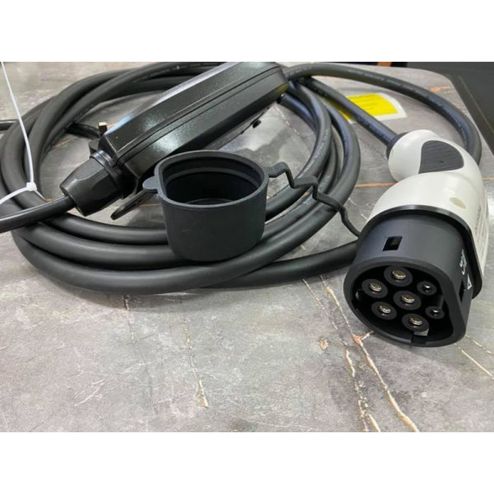 EV charger 6.5m charging cable ( mode 2, 13A to Type 2 )